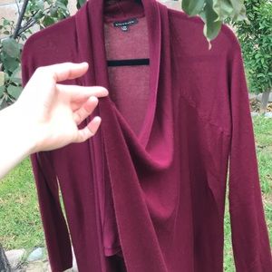 Staccato | Sweaters | Gorgeous Deep Red Angular Sweater | Poshmark